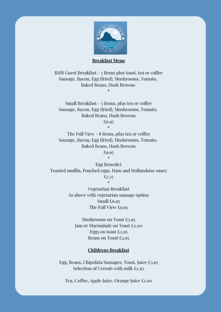 The Island Vew - Accommodation | Restaurant | Bar in Berwick-Upon-Tweed ...