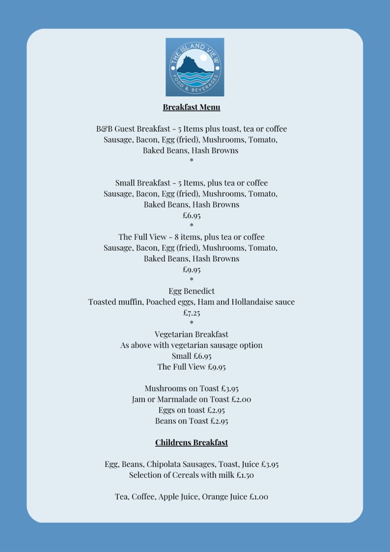 The Island Vew - Accommodation | Restaurant | Bar in Berwick-Upon-Tweed ...